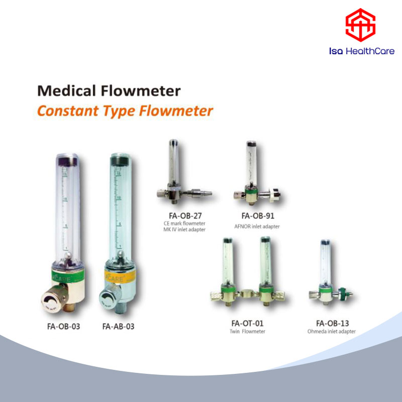 Acare Wall Flowmeter (FA-OB-27) - ISA Healthcare